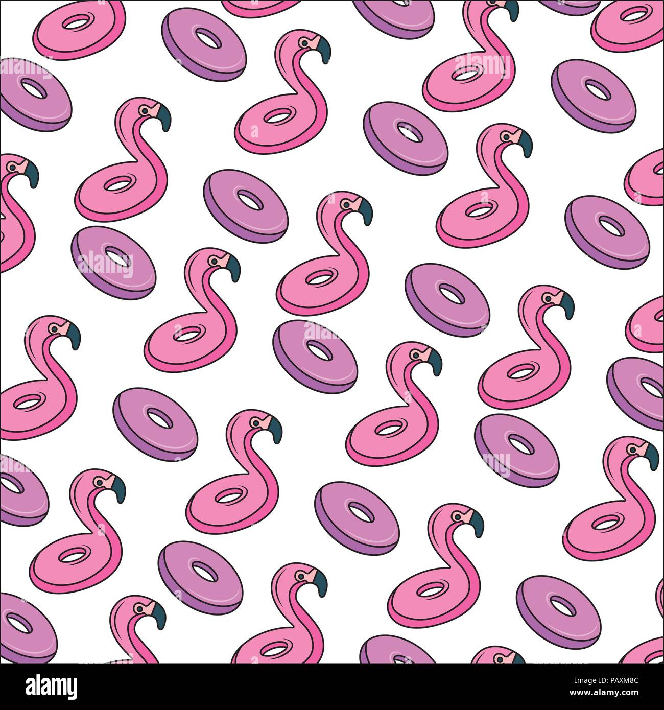 flamingo shaped float pattern icon Stock Vector Image & Art - Alamy