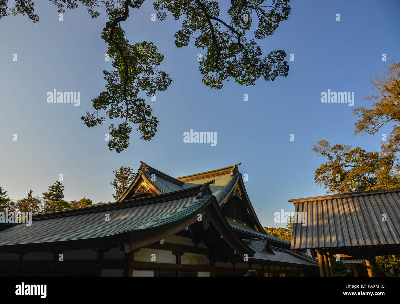 Nagoya, Japan - Mar 17, 2018. Part of Ise Shrine (Ise Jingu) in Nagoya ...