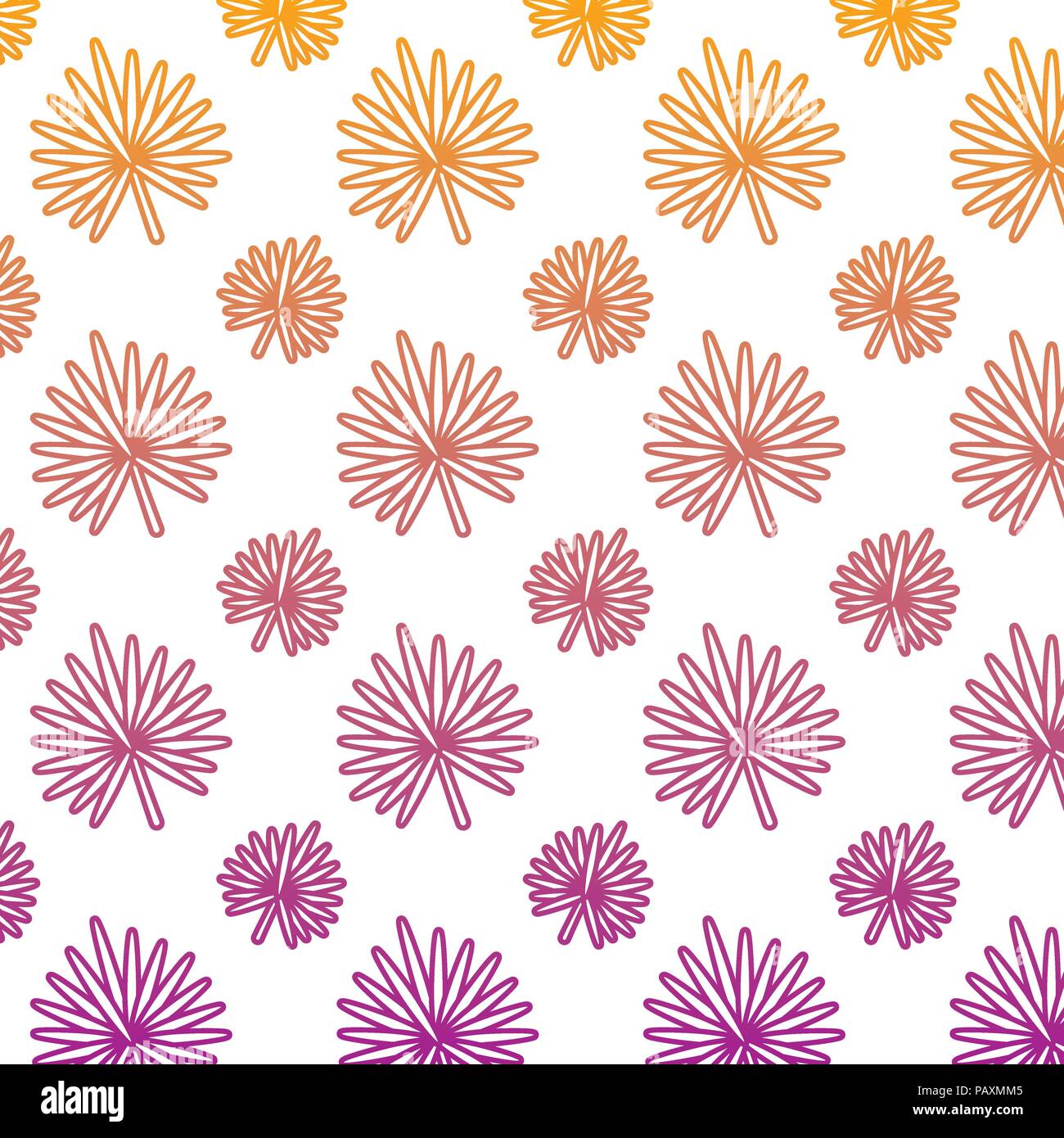 degraded line tropical leaf design botany background Stock Vector Image ...