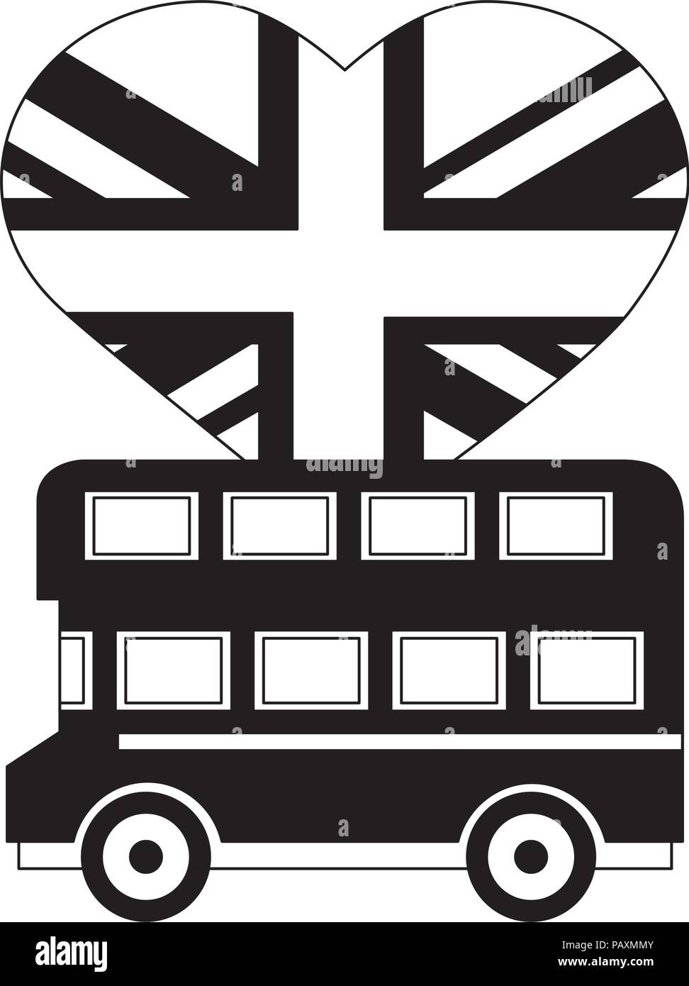 British bus shape hi-res stock photography and images - Alamy