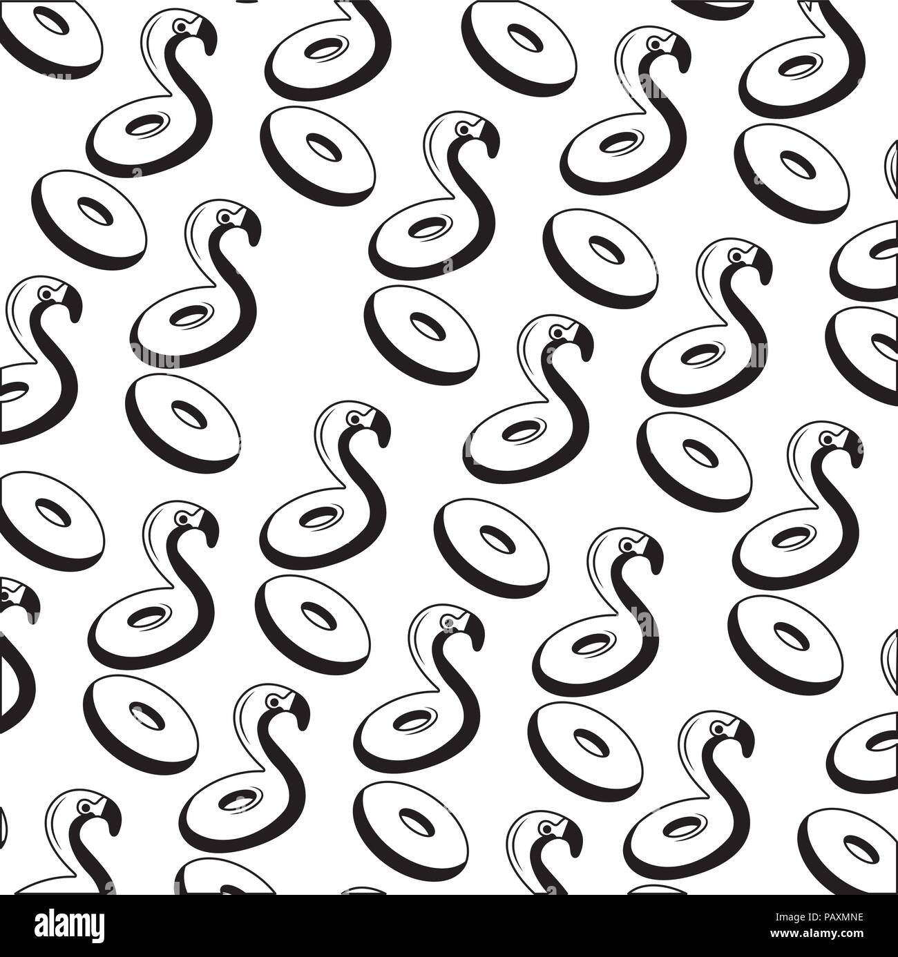 Inflatable flamingo float Black and White Stock Photos & Images - Alamy