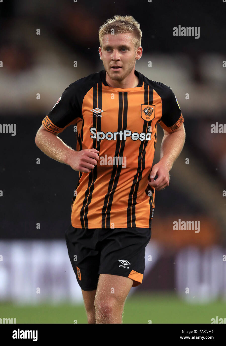 Hull City's Daniel Batty during a pre season friendly match at The KCOM ...