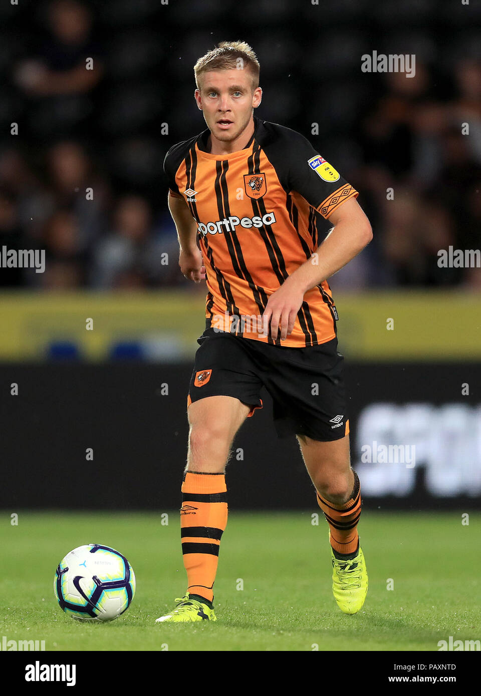 Hull City's Daniel Batty during a pre season friendly match at The KCOM ...