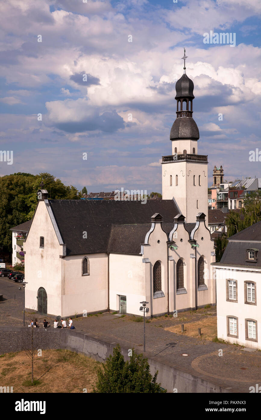 church St. Clemens in the district Muelheim, Cologne, Germany. Kirche ...