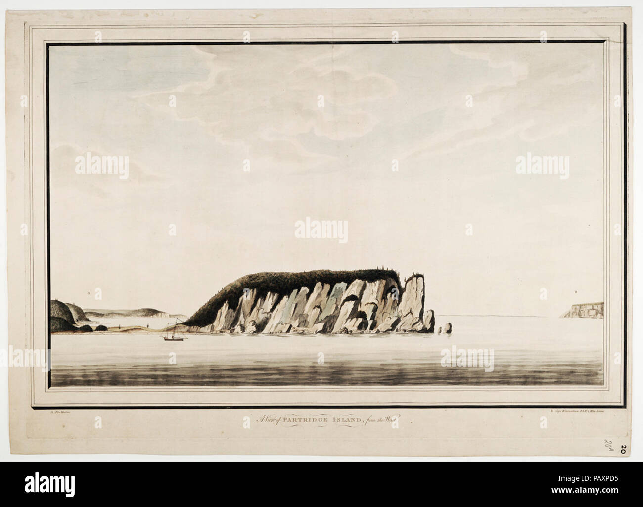 A view of Partridge Island, from the west Stock Photo - Alamy