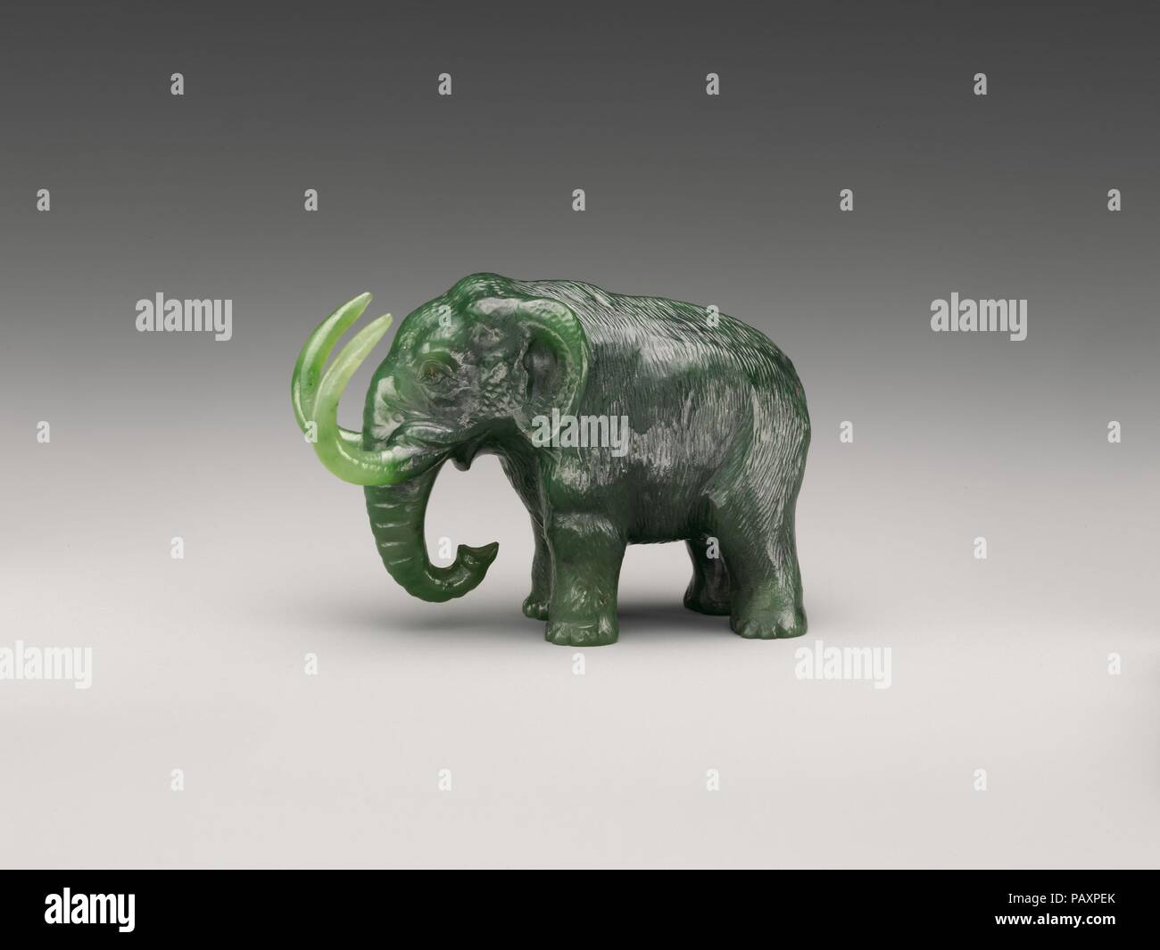 Miniature mammoth of Siberia. Culture: Russia. Dimensions: W. 1 7/8 in ...
