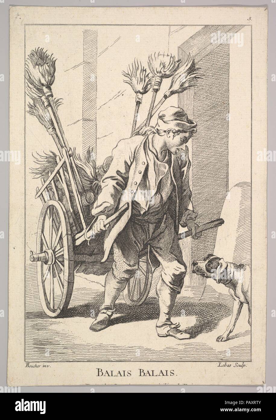 Reverse copy of Balais Balais (Brushes Brushes), from Le Cris de Paris ...