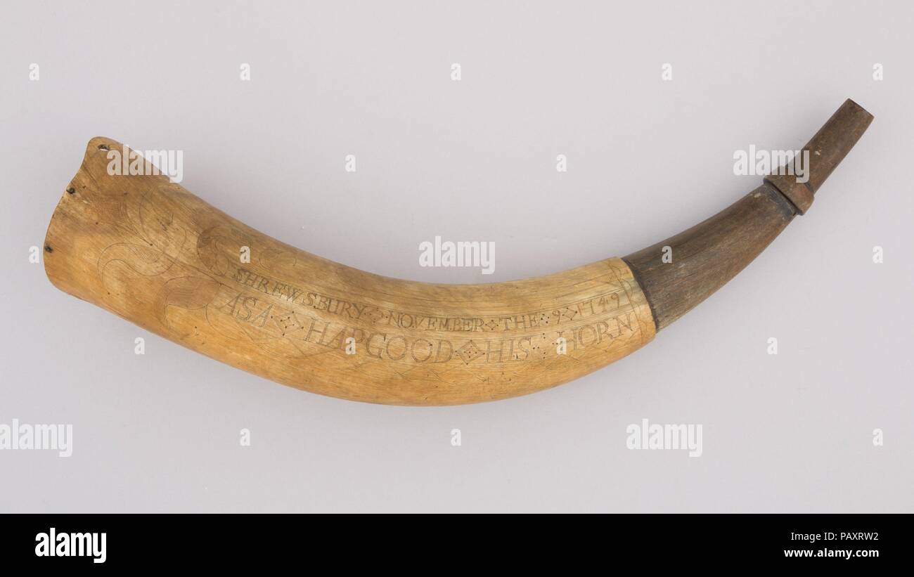 Powder horns museum hi-res stock photography and images - Alamy