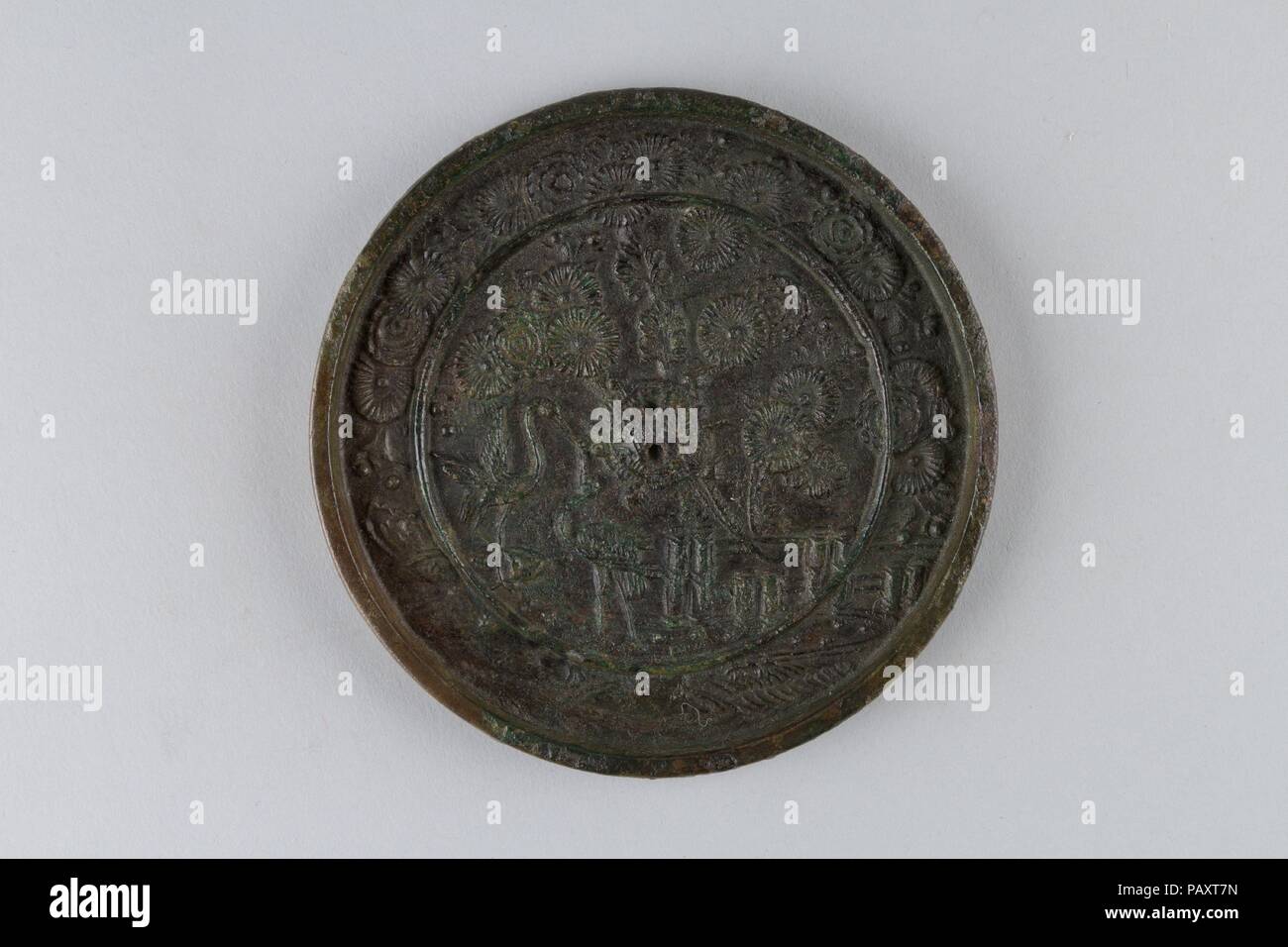 Mirror. Culture: Japan. Dimensions: Diam. 4 1/2 in. (11.4 cm). Museum ...