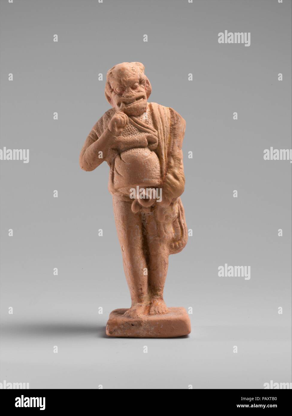 Terracotta statuette of an actor. Culture: Greek. Dimensions: H. 4 3/4 ...