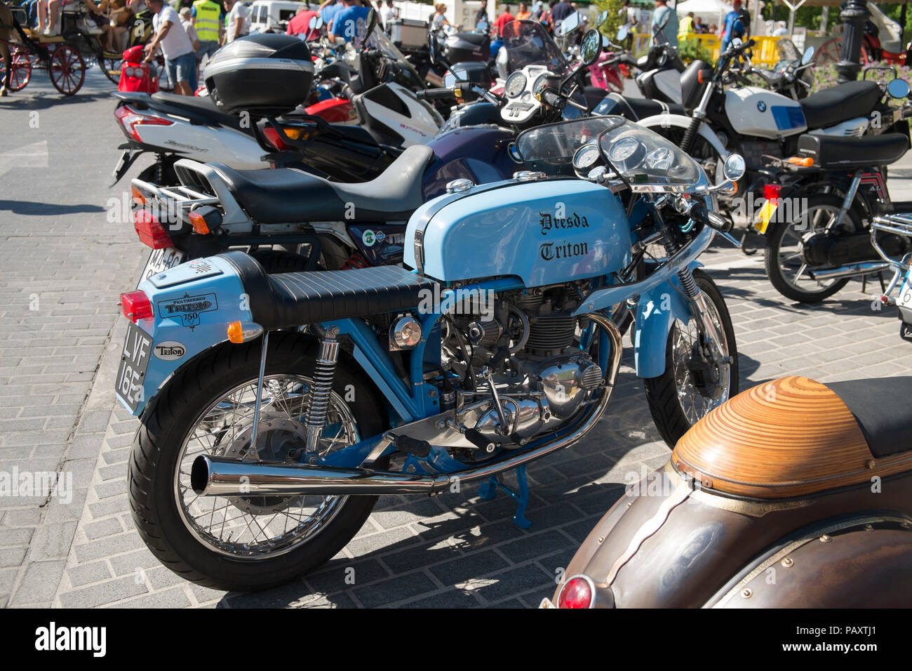 Old motorbikes vintage motorcycles hi-res stock photography and images ...