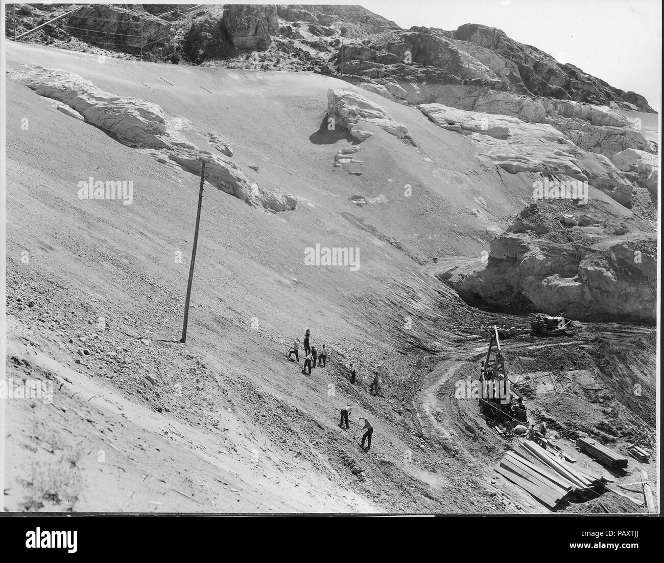 A view of the south end of the east slope Stock Photo - Alamy