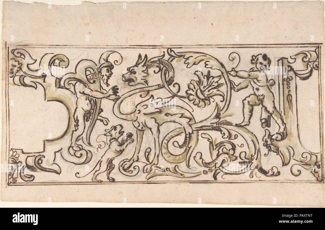 Grotesque ornament hi-res stock photography and images - Alamy