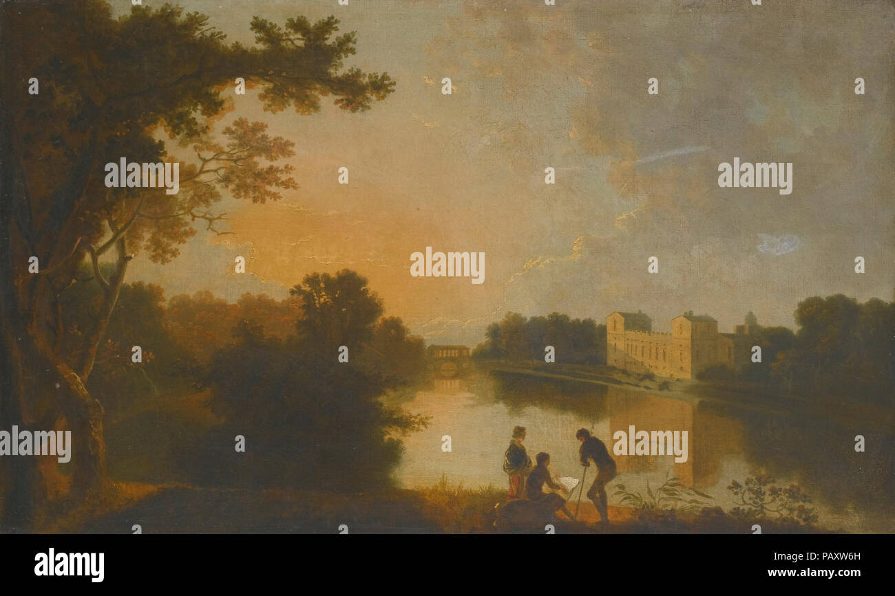 A View of Wilton House from the South-East by Richard Wilson Stock ...