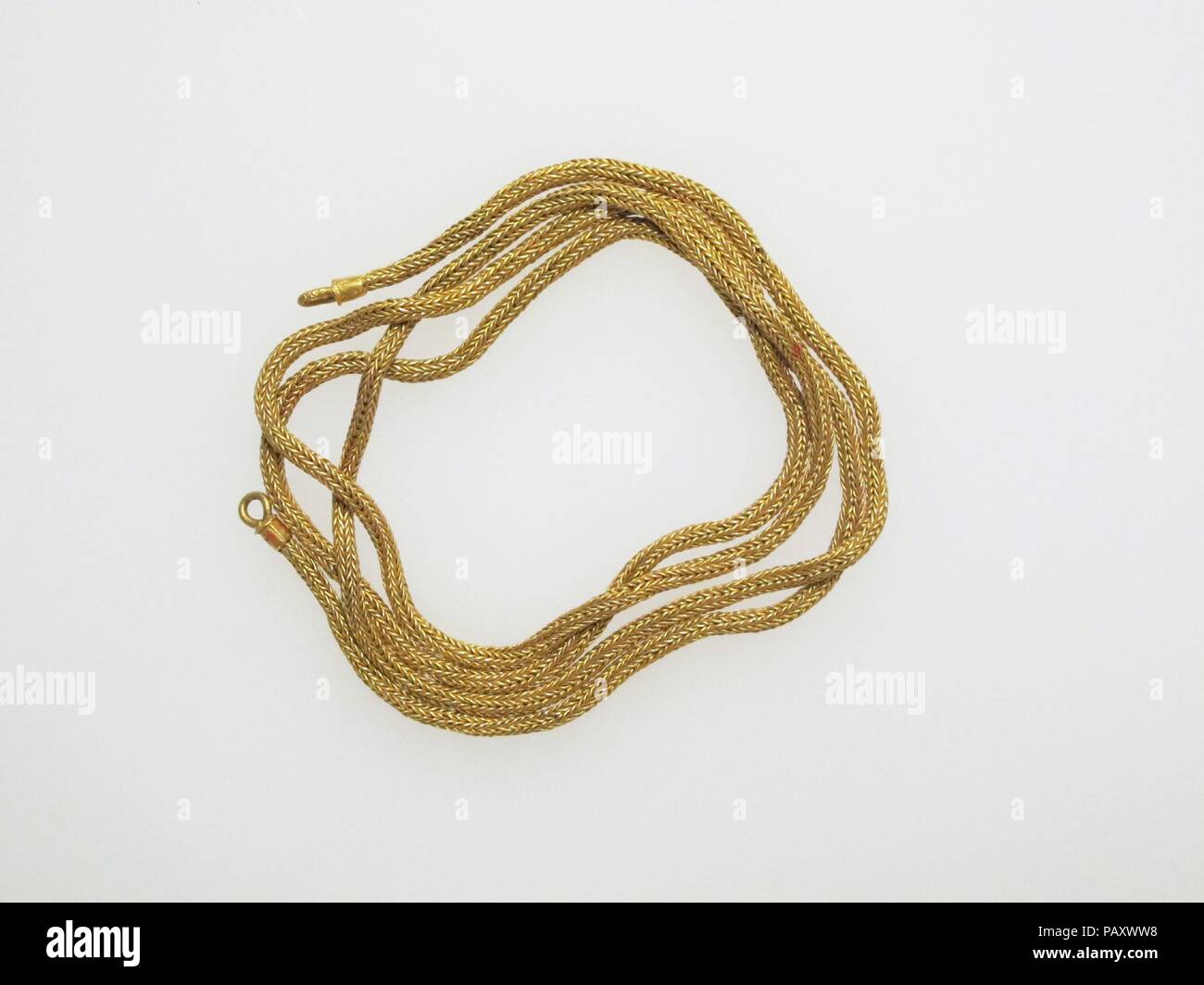 Gold chain. Culture: Roman. Dimensions: Other: 27 3/4 in. (70.5 cm ...