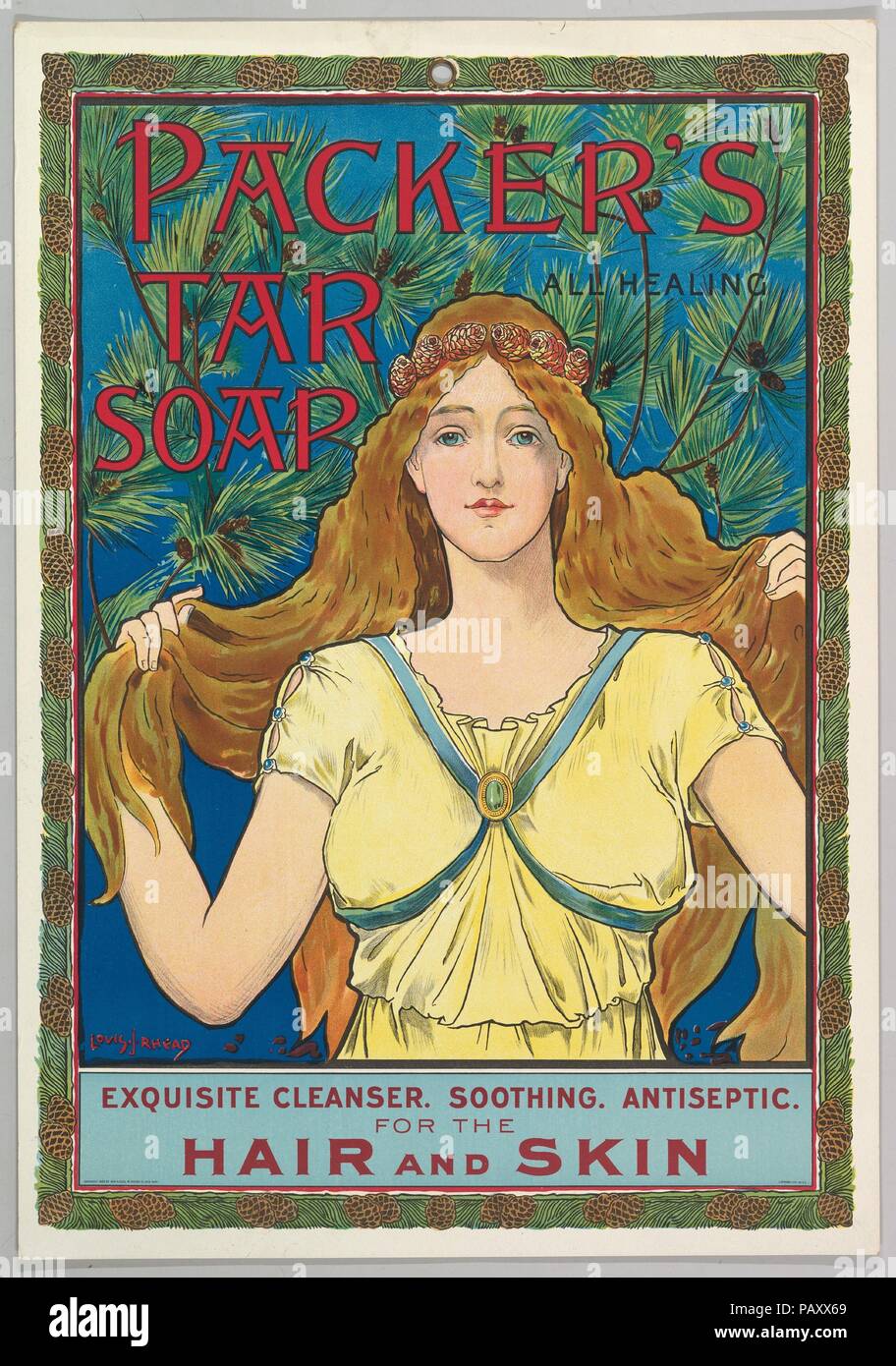 Packer's Tar Soap. Artist: Louis John Rhead (American (born England ...