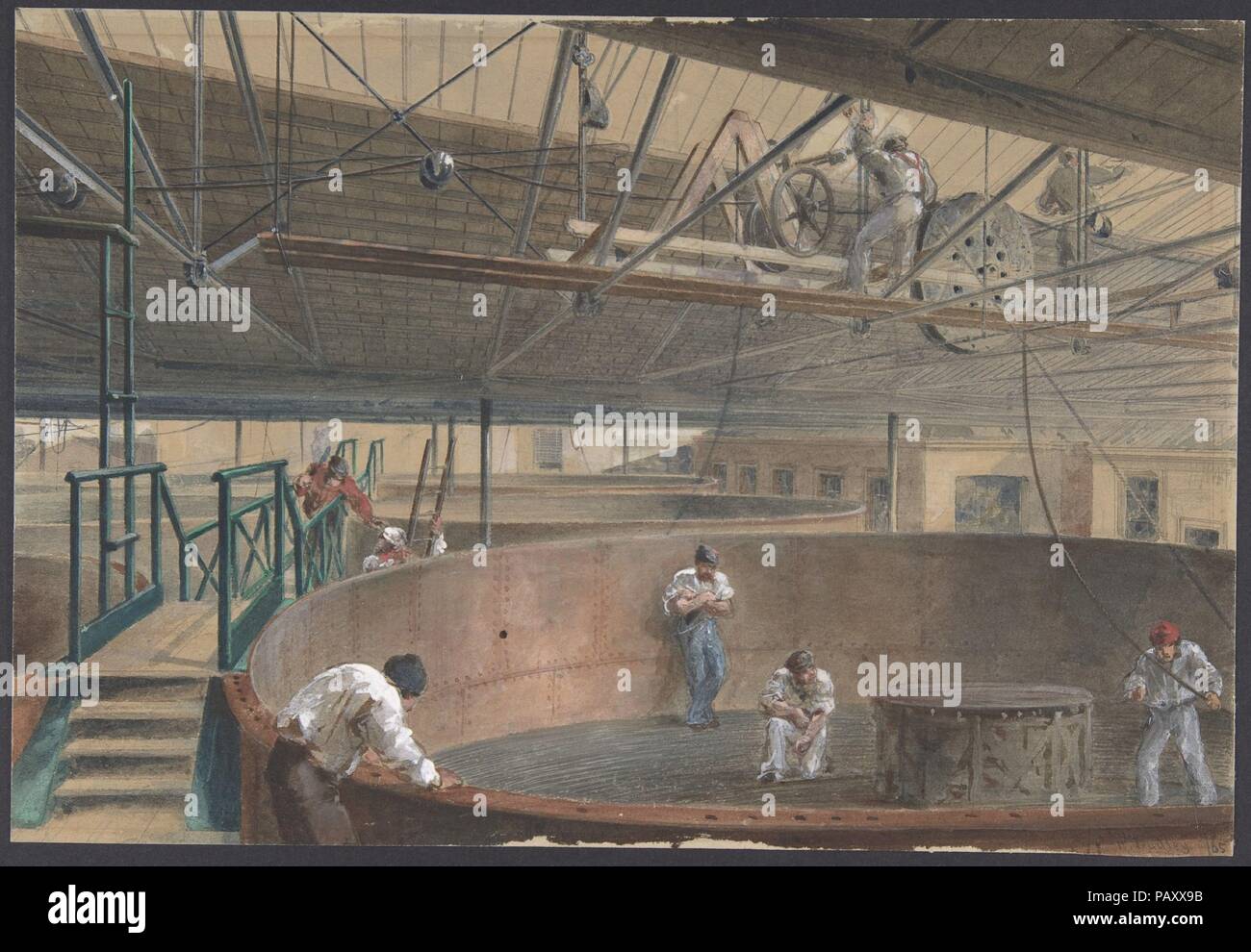 Laying transatlantic telegraph cable hi-res stock photography and ...