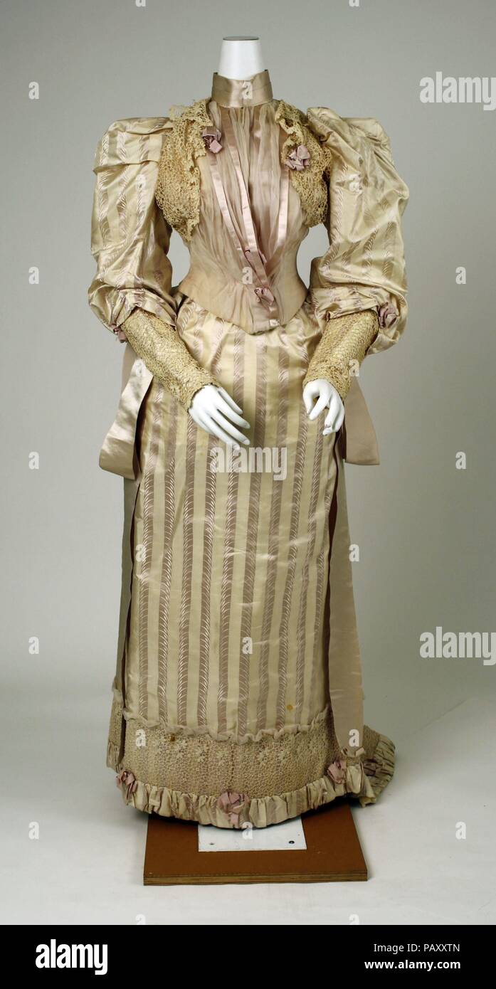 Dress. Culture: American. Designer: Redfern (1847-1940). Date: ca. 1892 ...