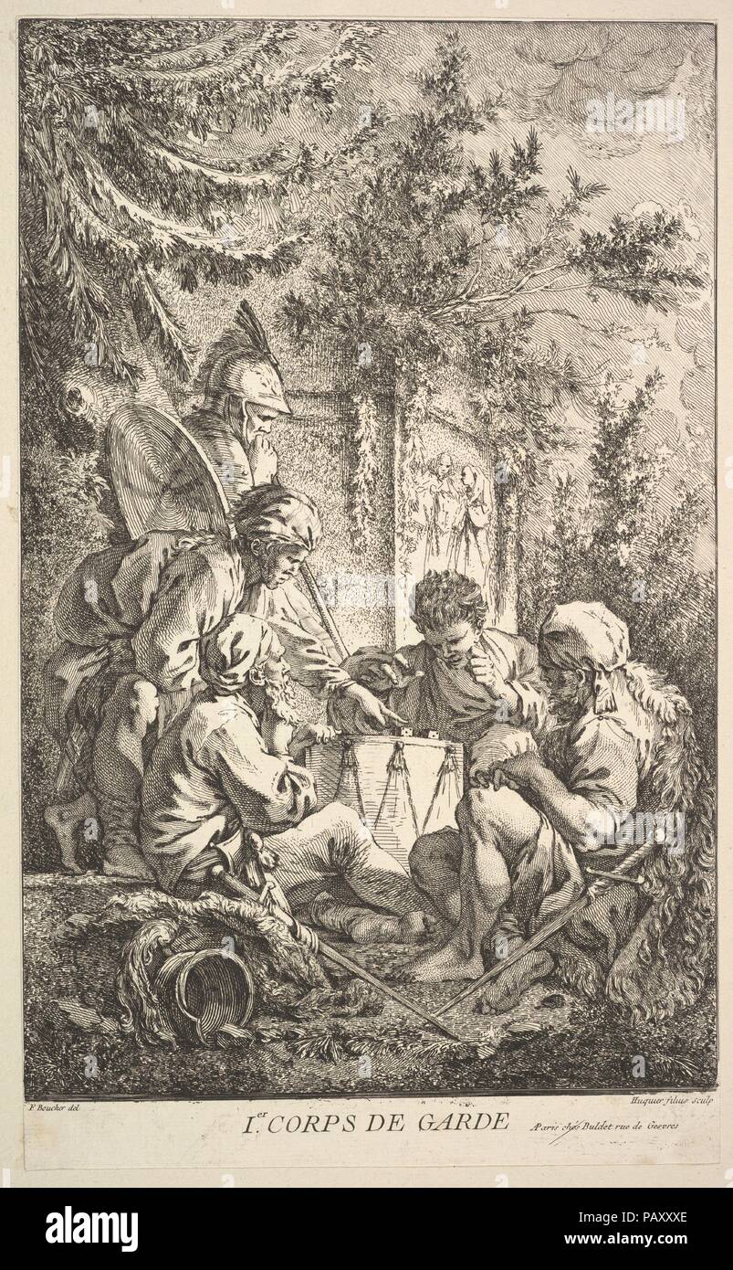 First Guard-Room. Artist: After François Boucher (French, Paris 1703 ...