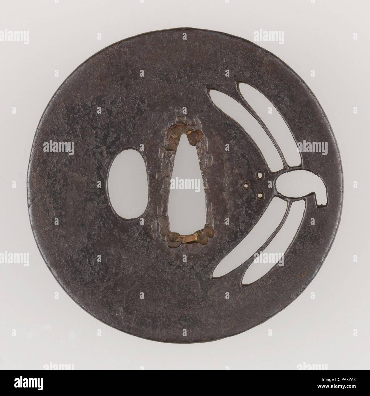Sword Guard (Tsuba). Culture: Japanese. Dimensions: Diam. 3 5/16 in. (8 ...