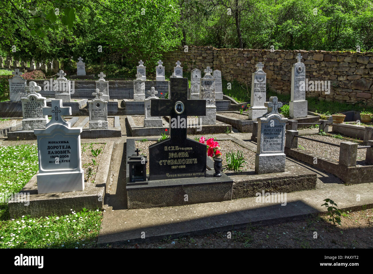TEMSKI MONASTERY, SERBIA - 16 APRIL 2016: View of Temski monastery St ...