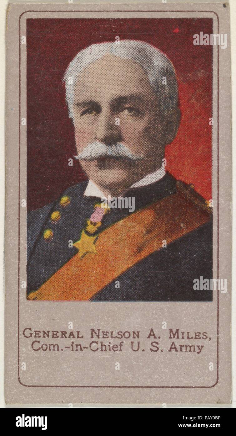 General Nelson A. Miles, Commander-in-Chief of the United States Army ...