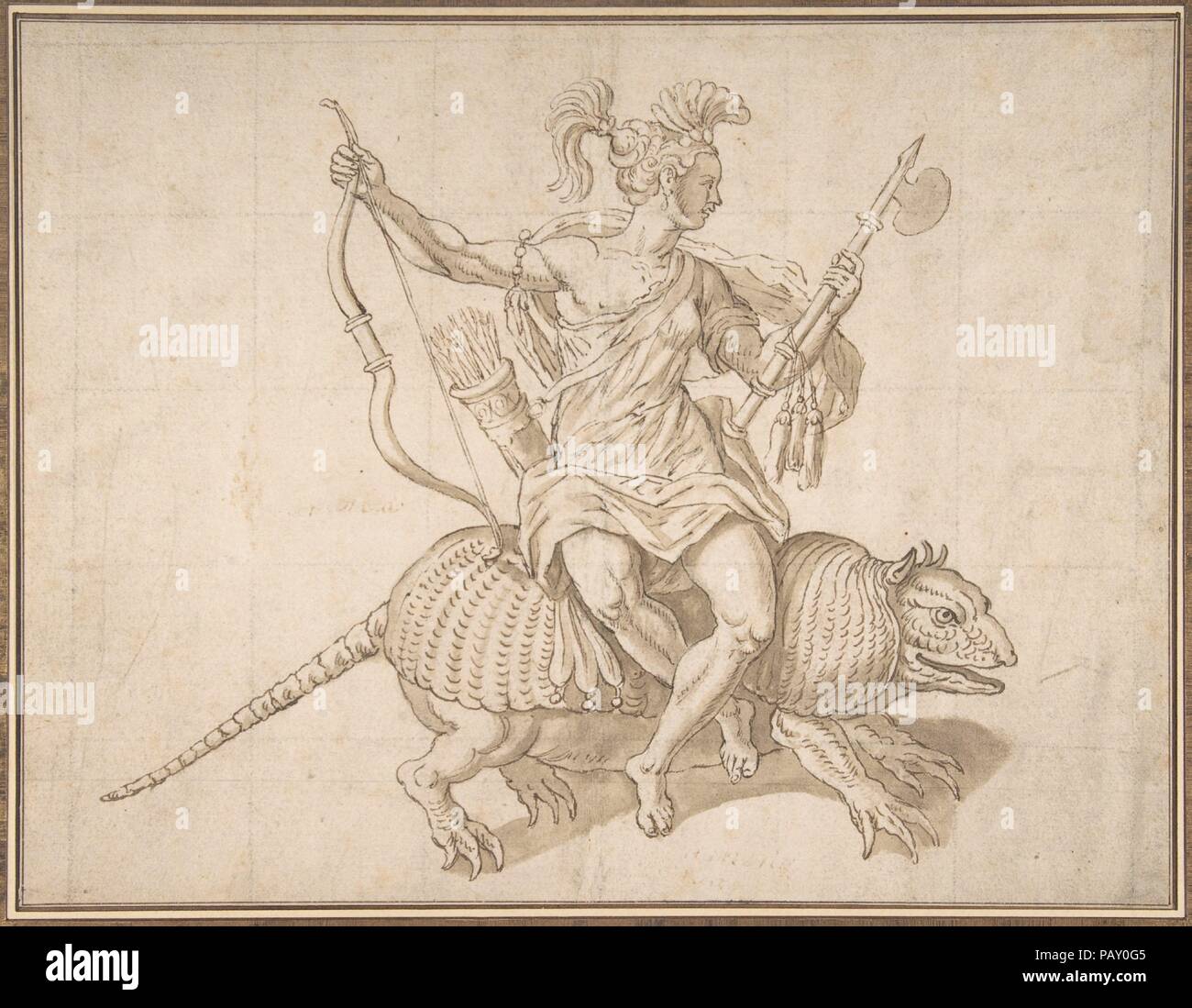 America. Artist: after Maerten de Vos (Netherlandish, Antwerp 1532-1603 ...