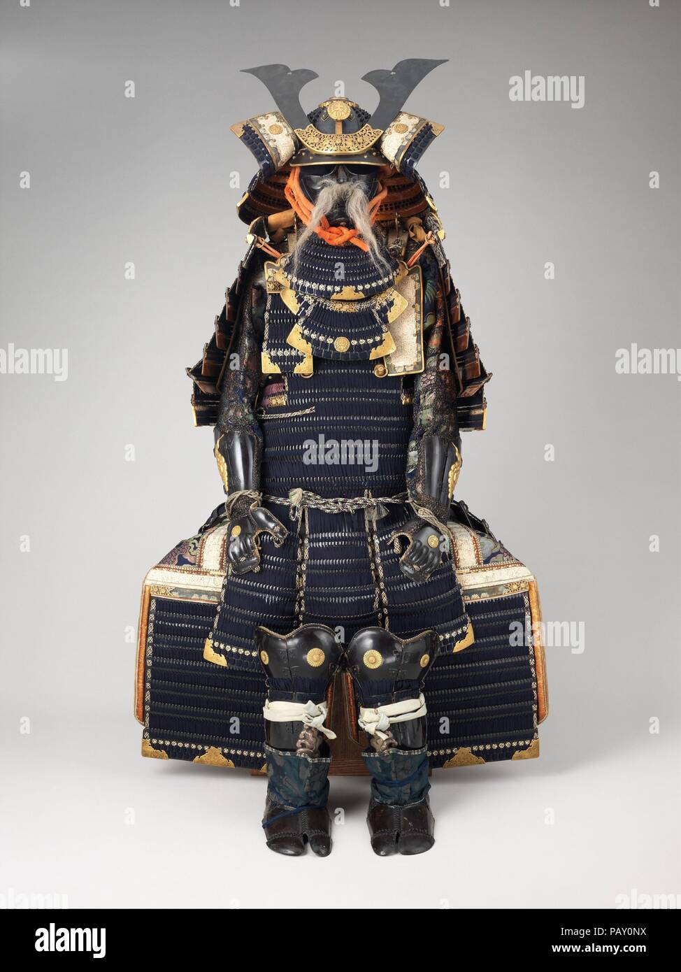 Armor (Gusoku). Armorer: Helmet and mask inscribed by Jo Michitaka ...