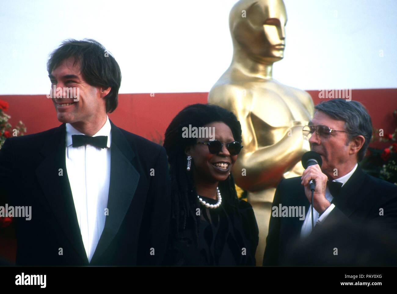 LOS ANGELES, CA - MARCH 30: Actor Timothy Dalton and actress Whoopi ...