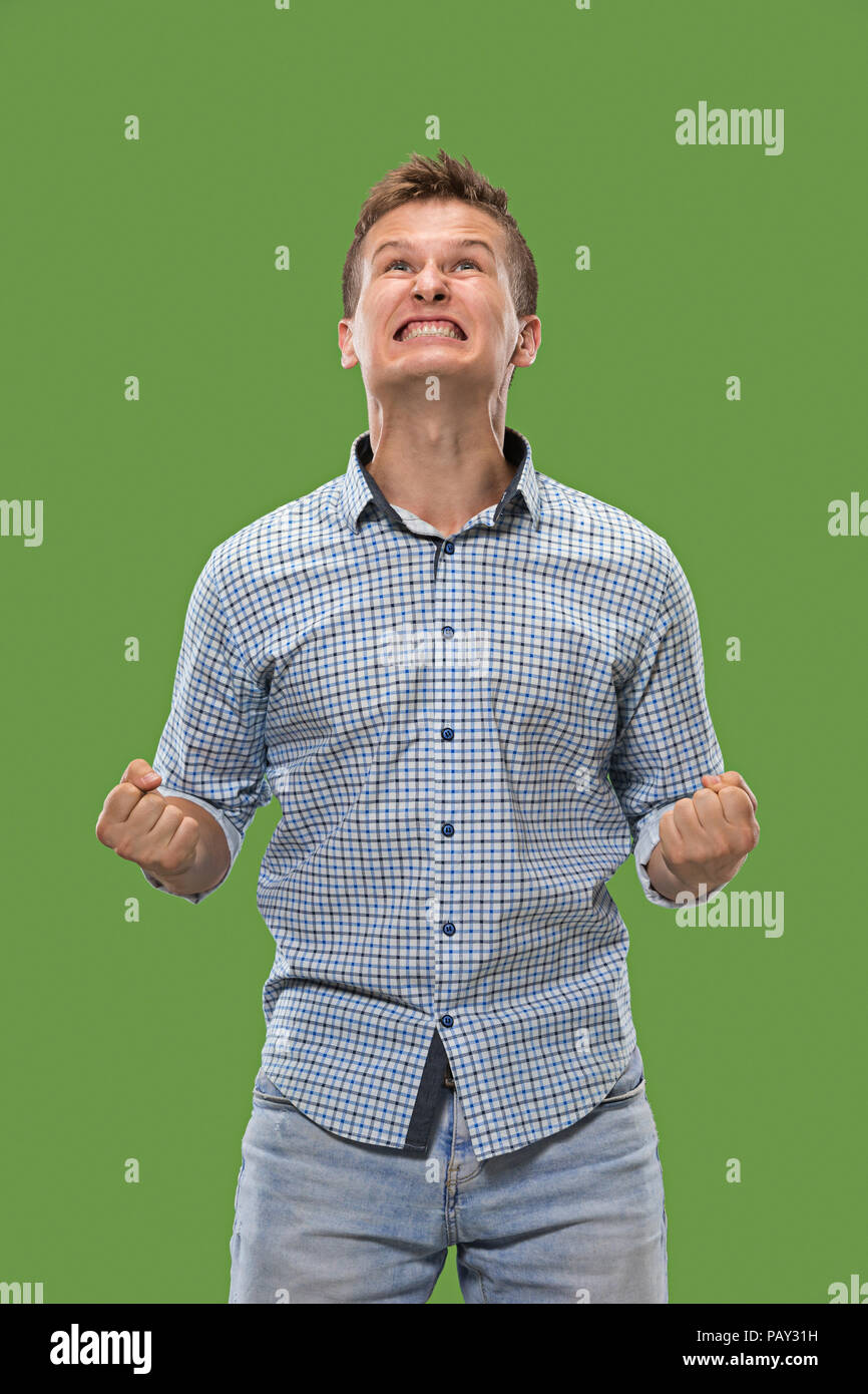 Winning success man happy ecstatic celebrating being a winner. Dynamic ...