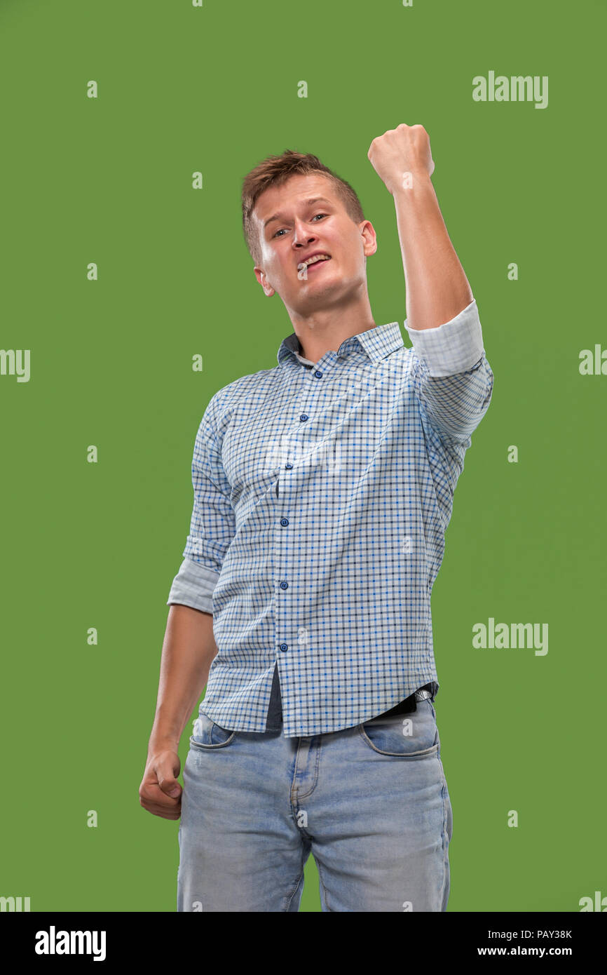 Winning success man happy ecstatic celebrating being a winner. Dynamic ...