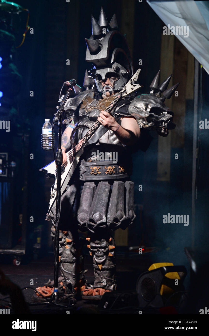 FORT LAUDERDALE, FL - NOVEMBER 27: Beefcake The Mighty of GWAR performs ...