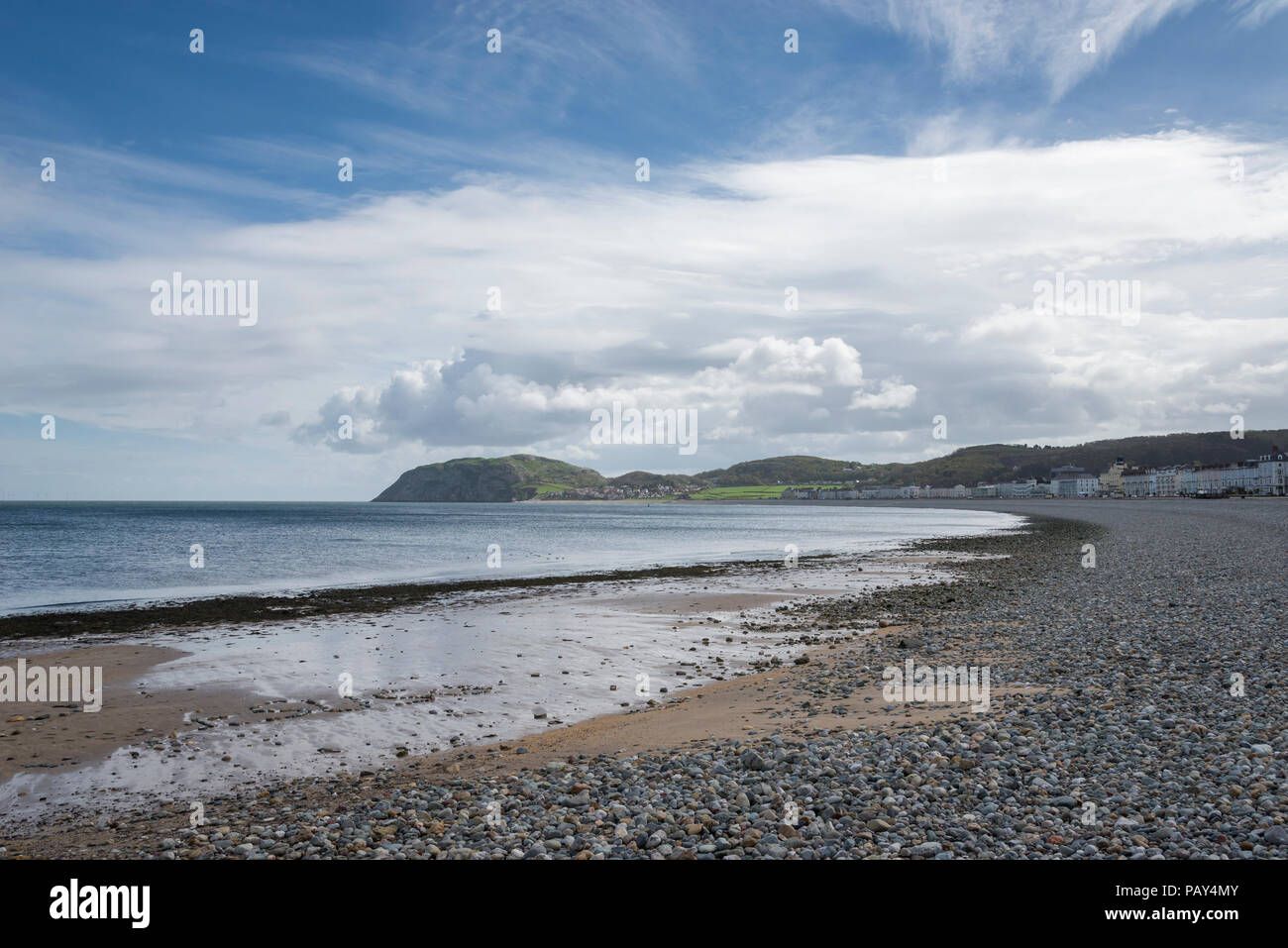 Pebbles beach wales llandudno hi-res stock photography and images - Alamy