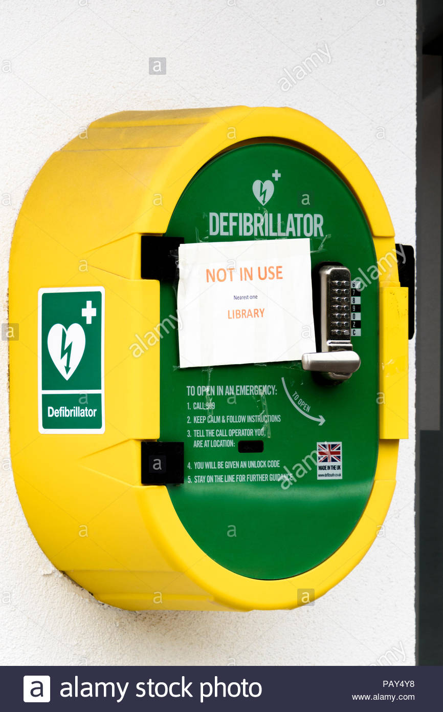 Defibrillator Sign High Resolution Stock Photography and Images - Alamy