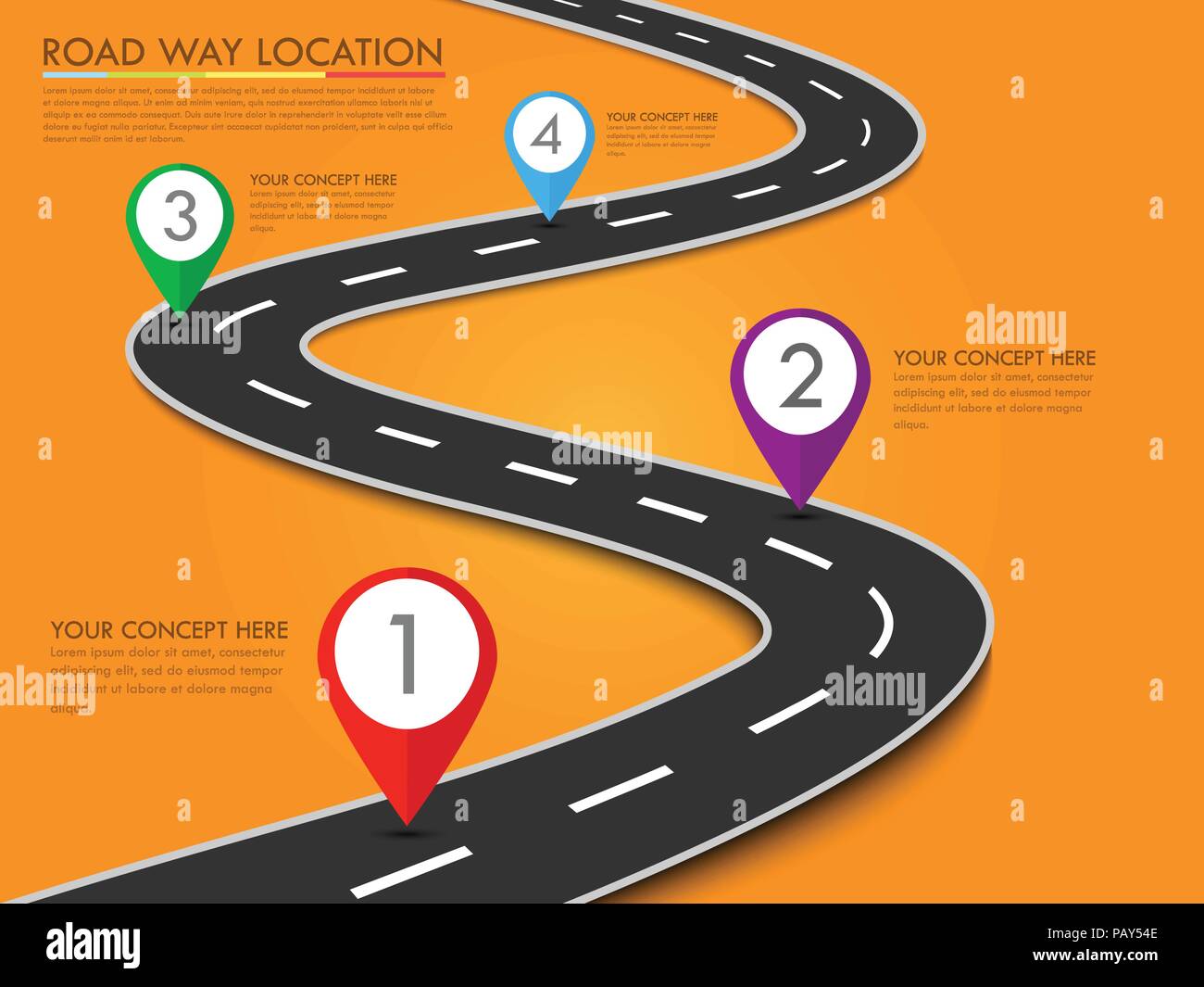 Roadside footpath sign Stock Vector Images - Alamy