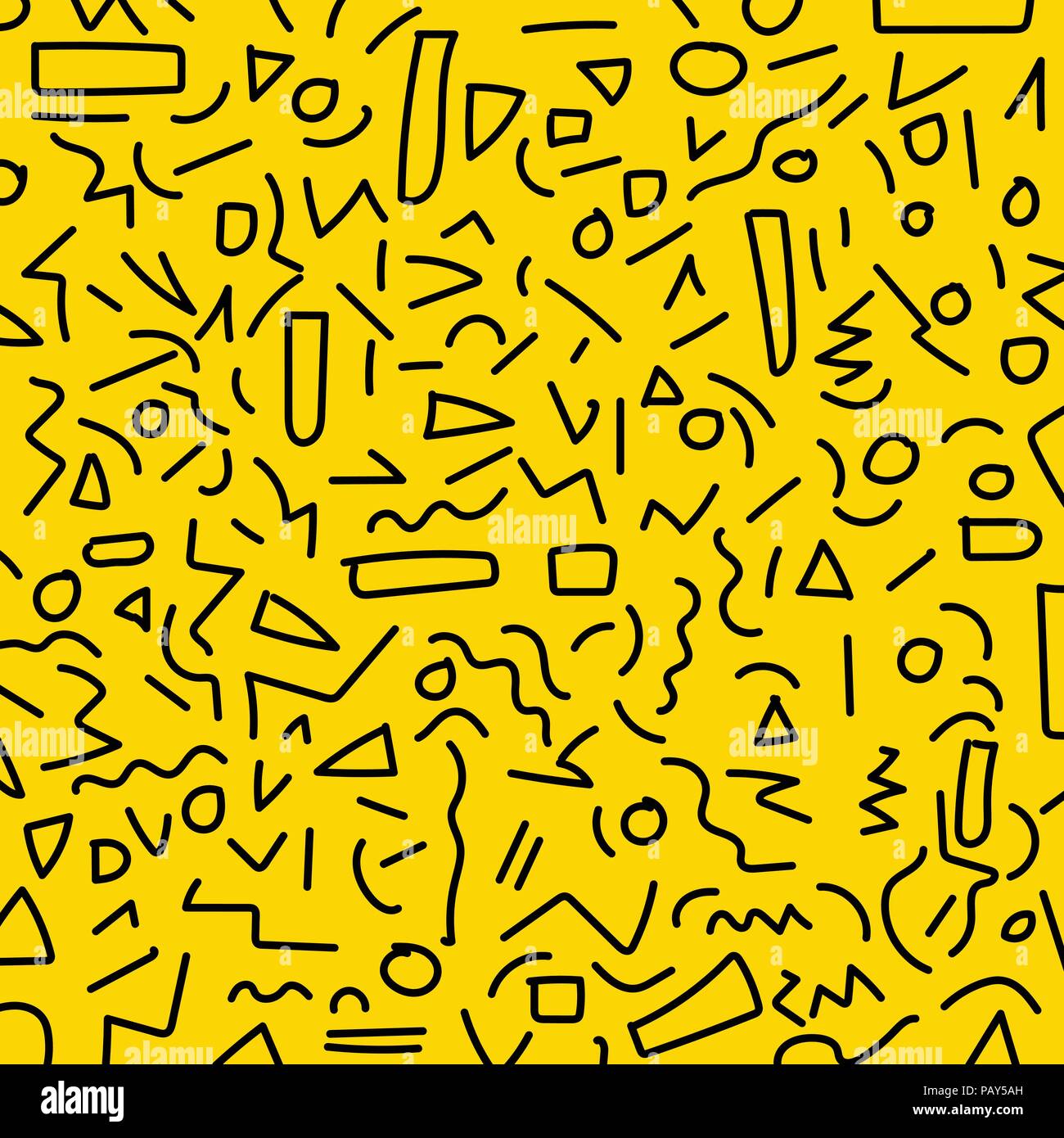 Black Yellow Pattern