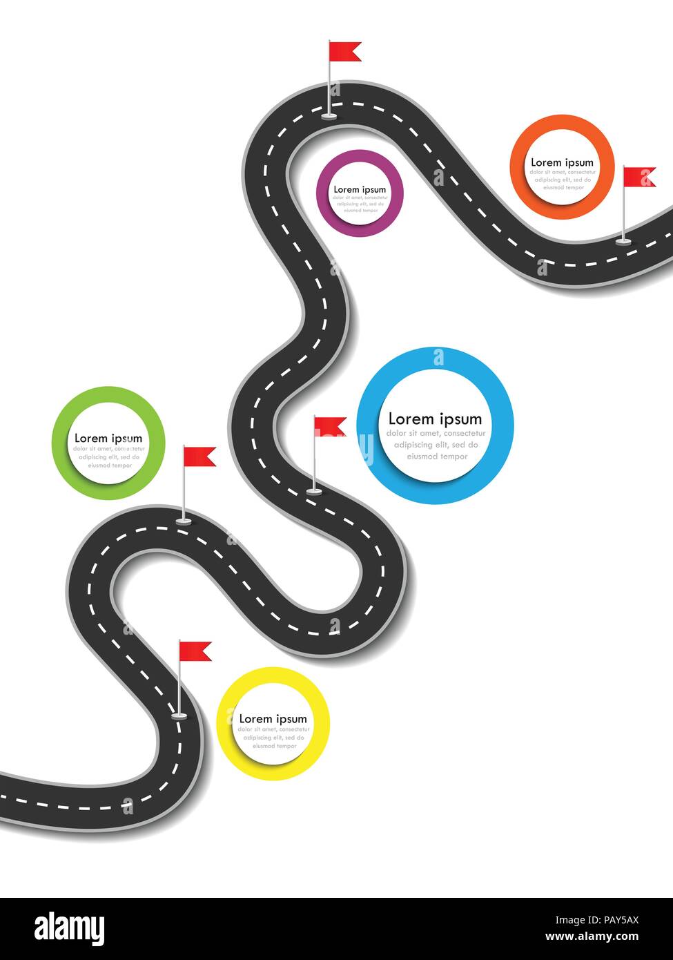 Road trip and Journey route. Business and Journey Infographic Design ...