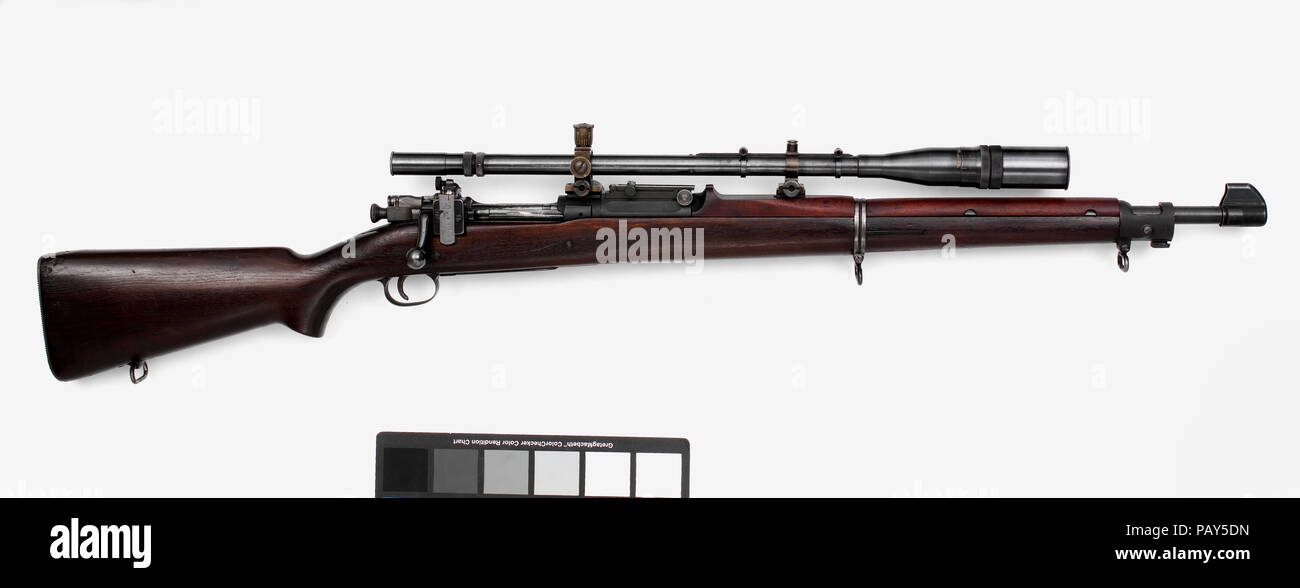 Springfield sniping rifle, Model 1903A1 Stock Photo - Alamy