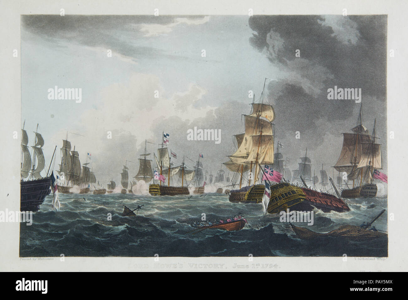 Lord Howe's Victory, June 1st 1794 Stock Photo - Alamy