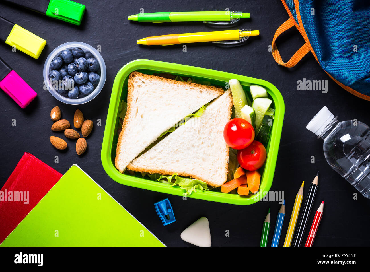 Child school lunch box hi-res stock photography and images - Alamy