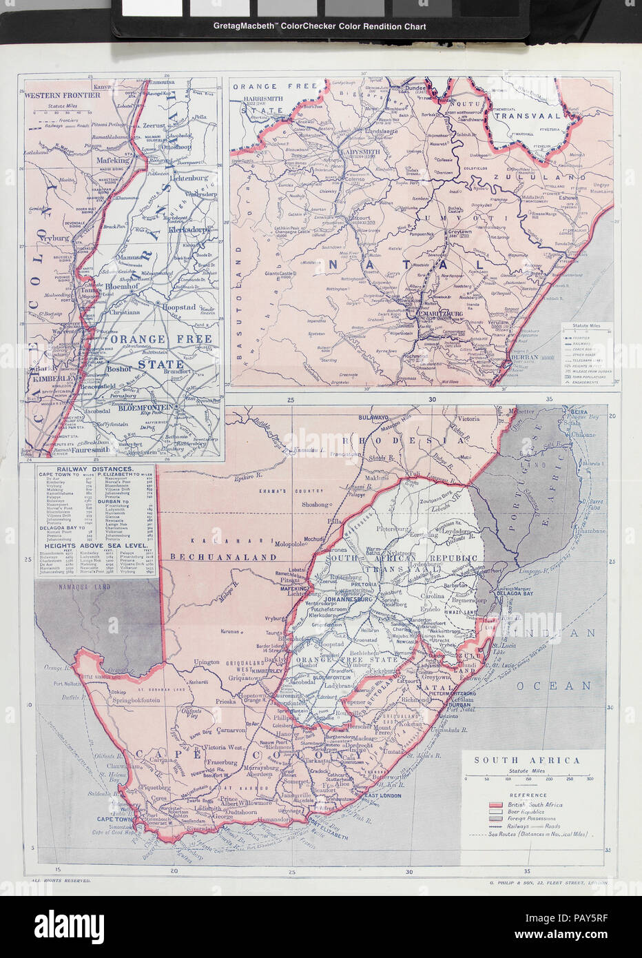 Maps of South Africa .From With the flag to Pretoria: a history of the ...