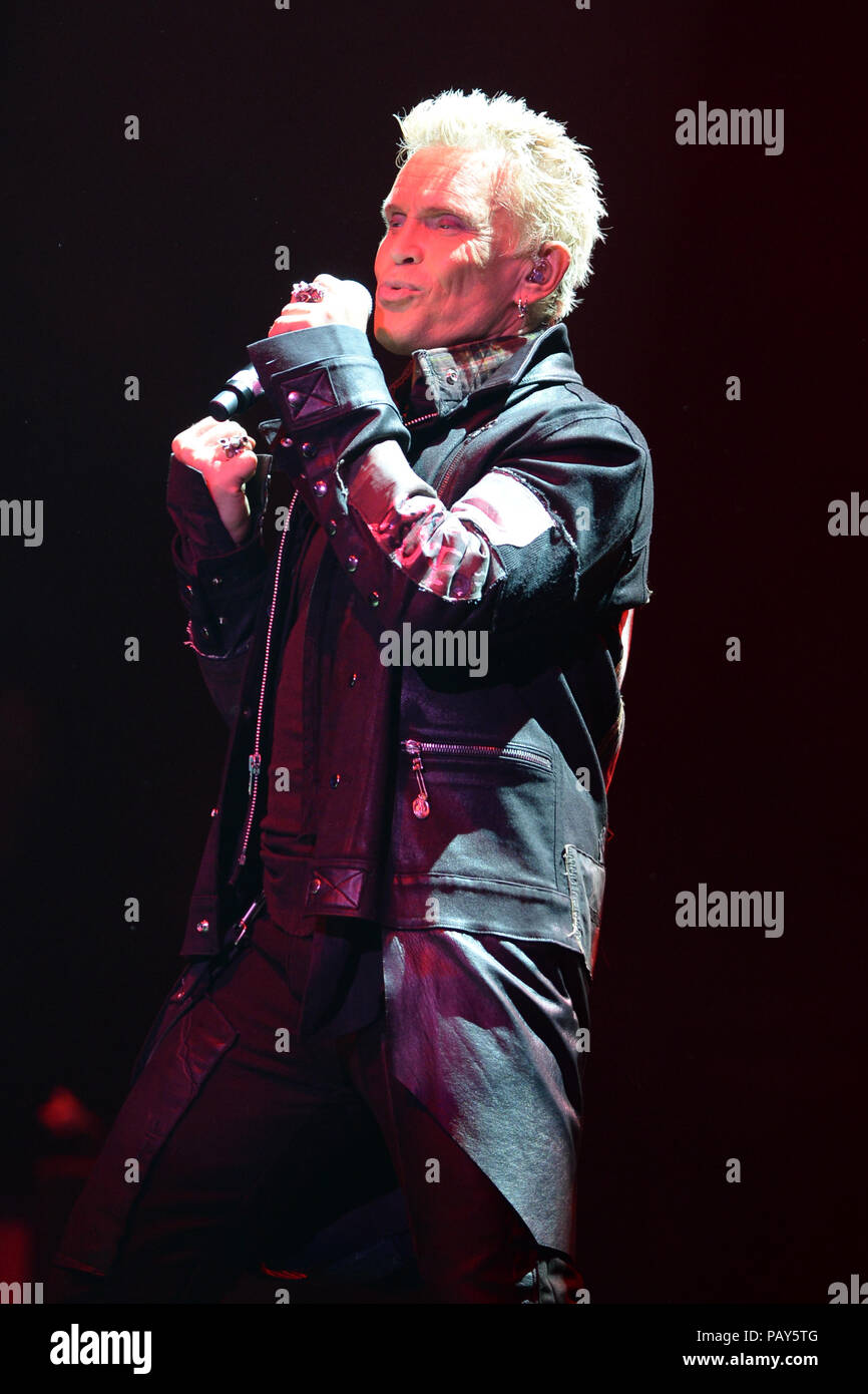 Billy idol band performs at hard rock live object hi-res stock ...