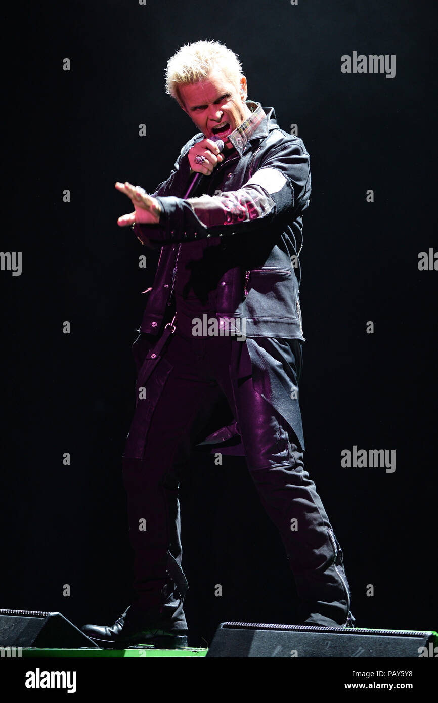 Billy idol band performs at hard rock live object hi-res stock ...