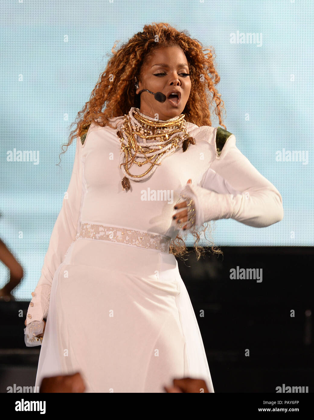 MIAMI, FL - SEPTEMBER 20: Janet Jackson performs at American Airlines ...