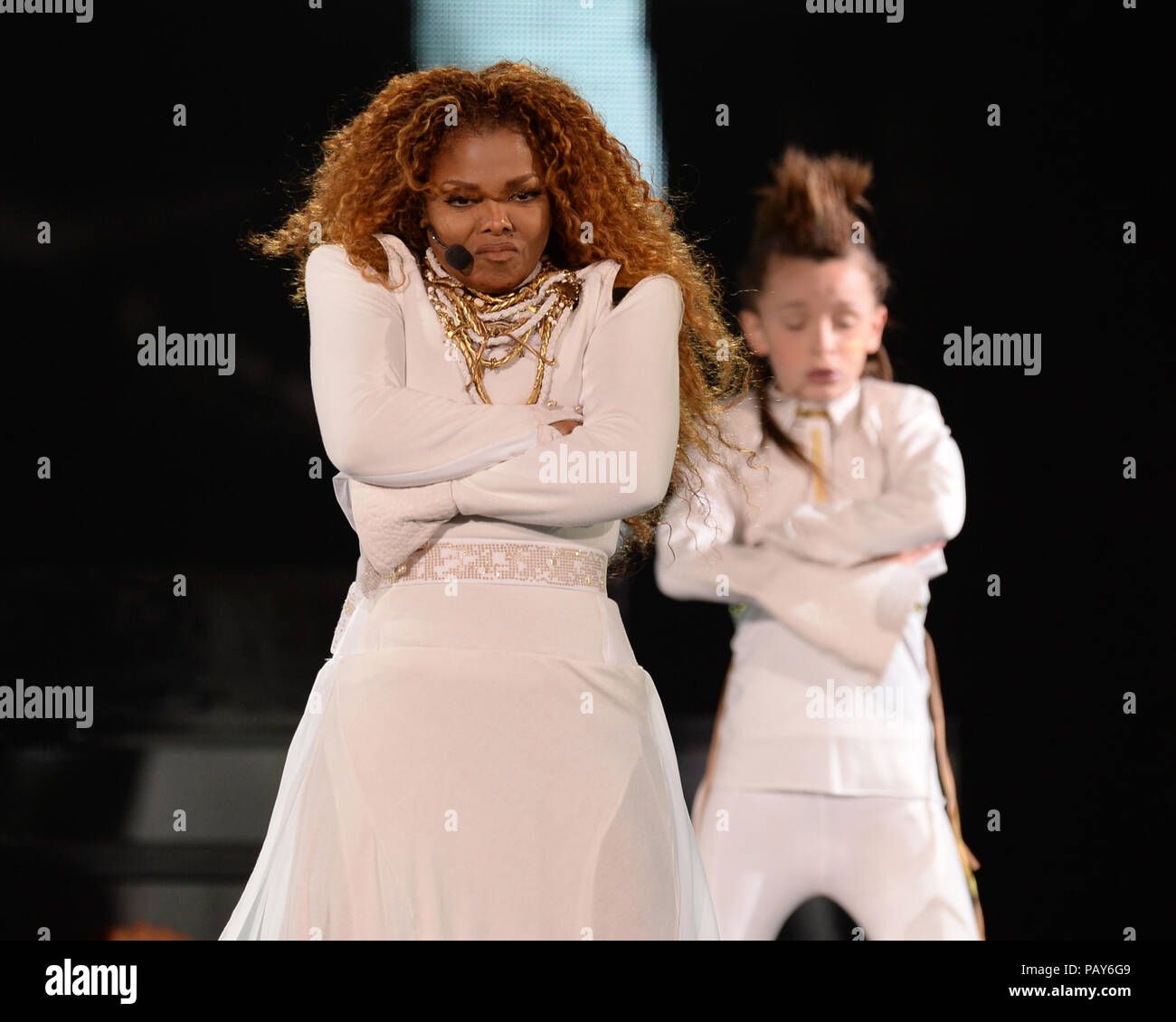 MIAMI, FL - SEPTEMBER 20: Janet Jackson performs at American Airlines ...
