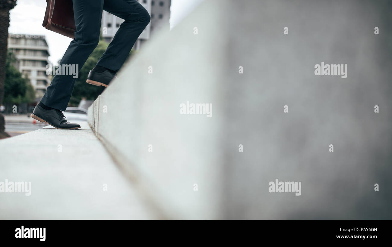 Climbing up the steps hi-res stock photography and images - Alamy