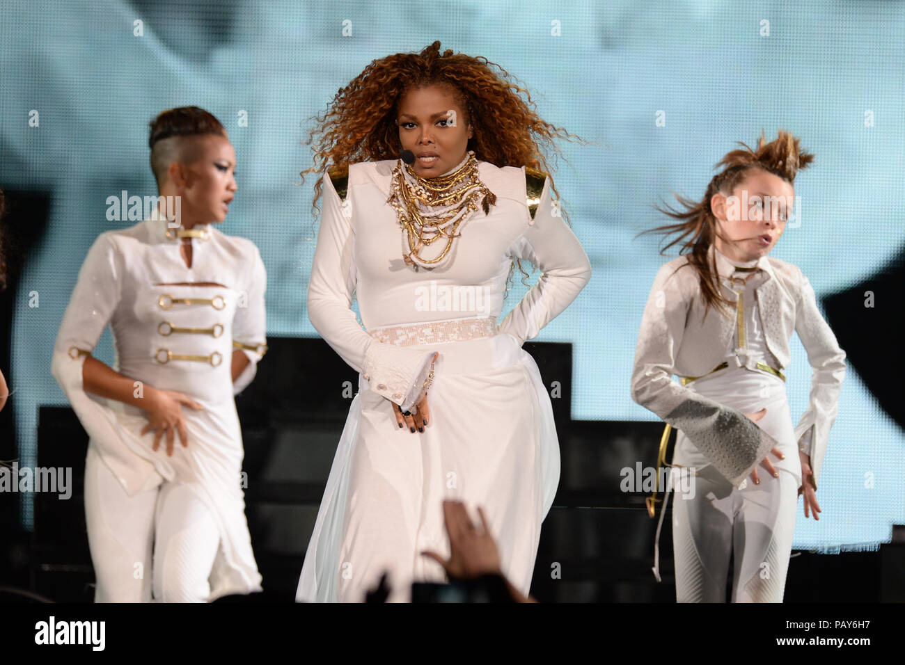 MIAMI, FL - SEPTEMBER 20: Janet Jackson performs at American Airlines ...