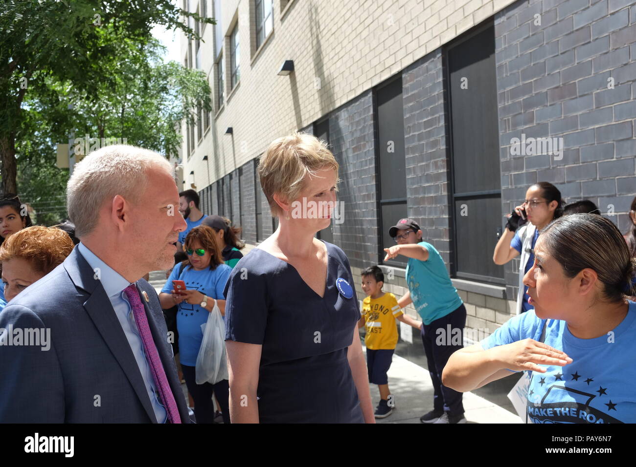 New York City, United States. 24th July, 2018. NYC Council member Jimmy ...