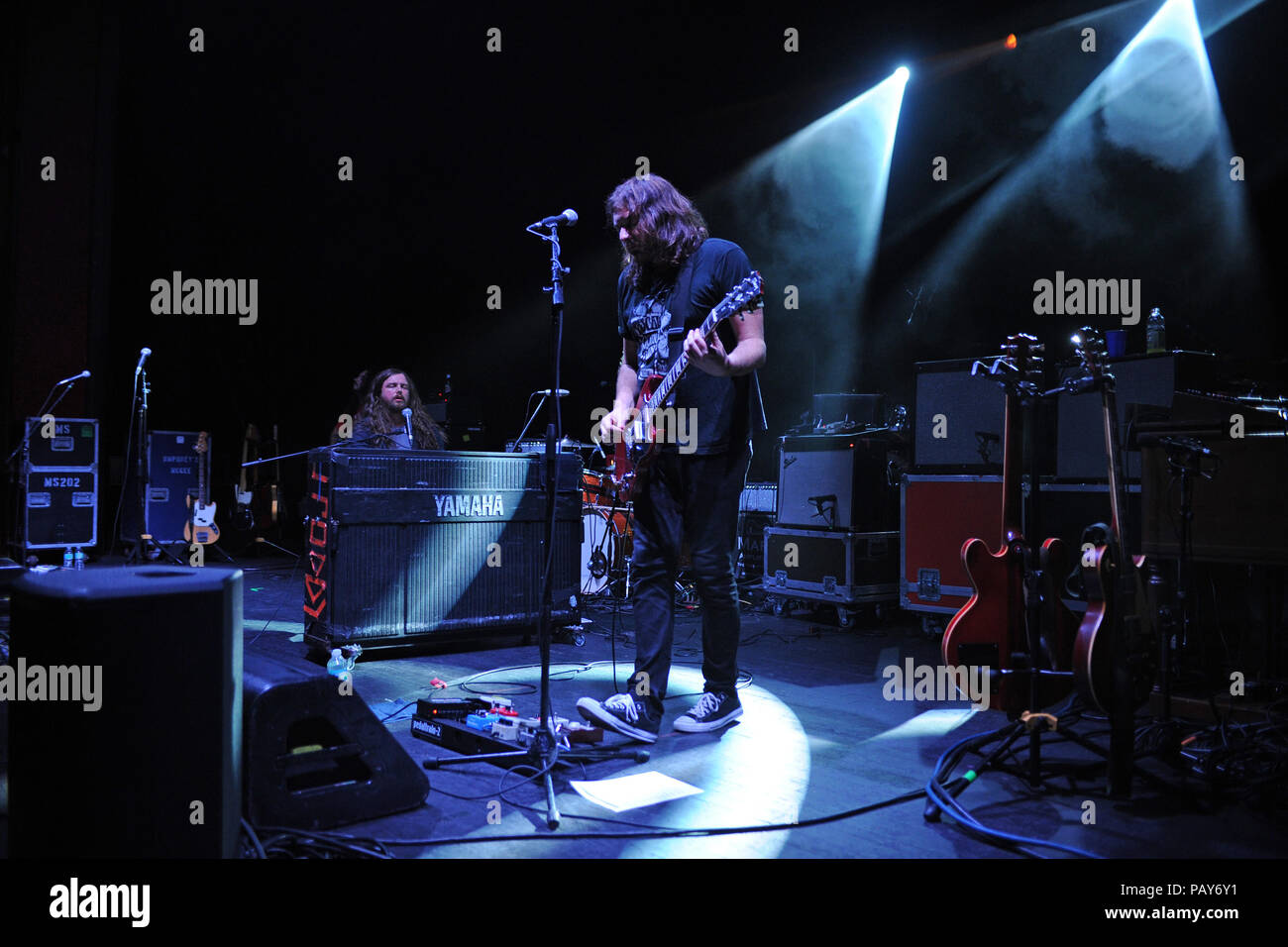 MIAMI BEACH, FL - AUGUST 22: J. Roddy Walston, Billy Gordon of J Roddy ...