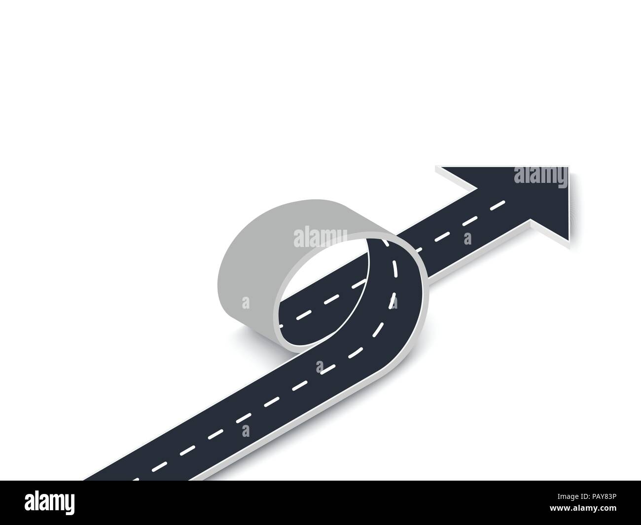 Arrow loop hi-res stock photography and images - Alamy